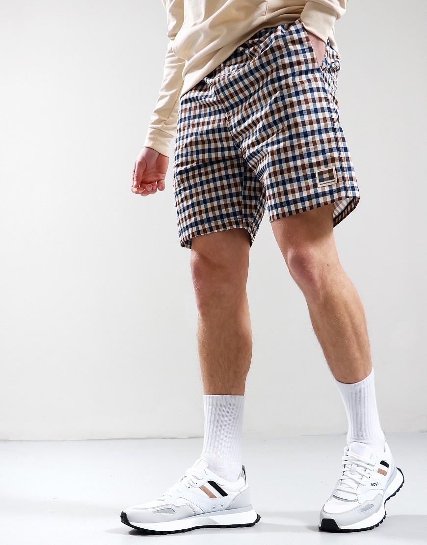 Aquascutum Club Check Short Check - Terraces Menswear