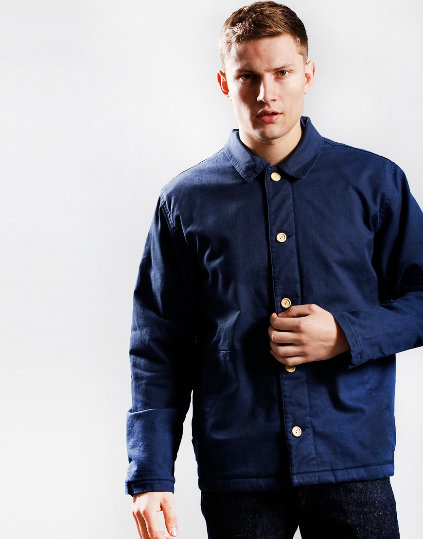 Armor Lux Veste Over Shirt Navire - Terraces Menswear