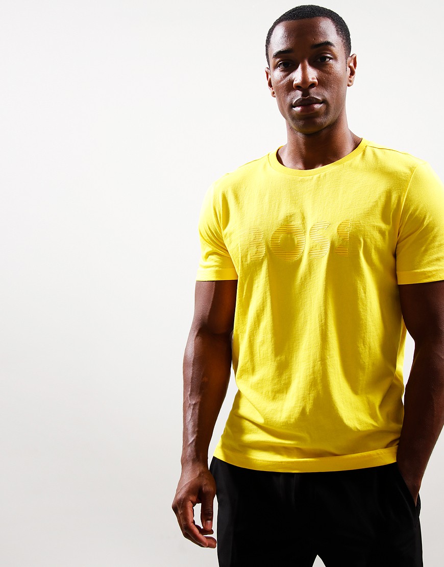 BOSS Tee 1 Bright Yellow - Terraces Menswear