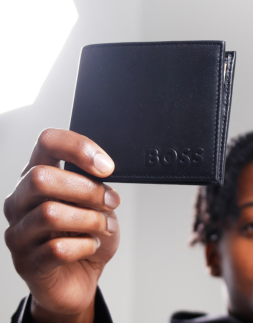 BOSS Byron S_8 Wallet Black - Terraces Menswear