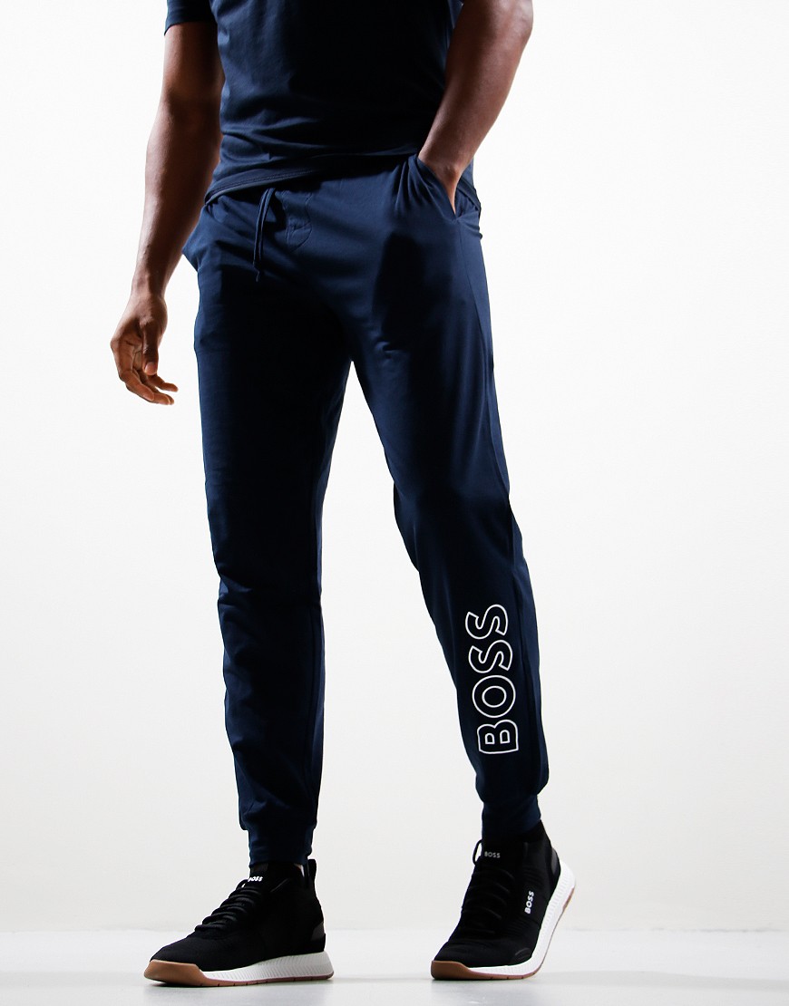BOSS Identity Track Pant Dark Blue - Terraces Menswear
