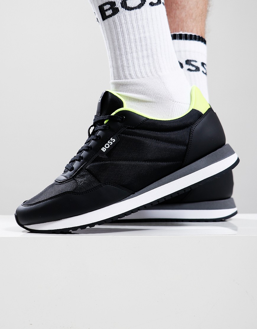 BOSS Kai_Runn_nyrb Trainers Black - Terraces Menswear
