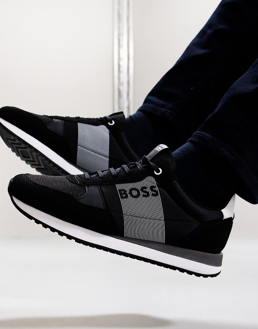 BOSS Kai_Runn_mxpr Trainers Black - Terraces Menswear