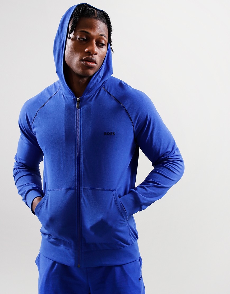 BOSS Mix & Match Hoodie Bright Blue - Terraces Menswear