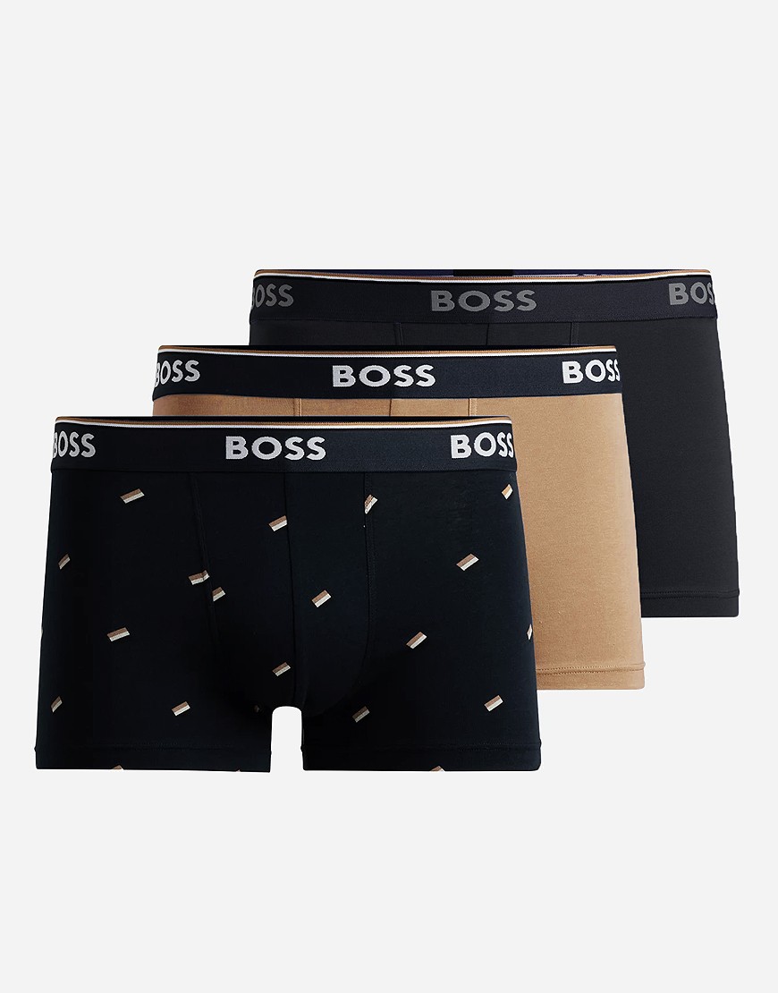 BOSS Trunk 3 Pack Power Design Open Miscellaneous - Terraces Menswear