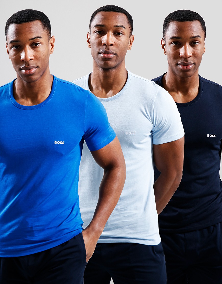 BOSS RN 3 Pack T-Shirt Classic Open Misc 982 - Terraces Menswear