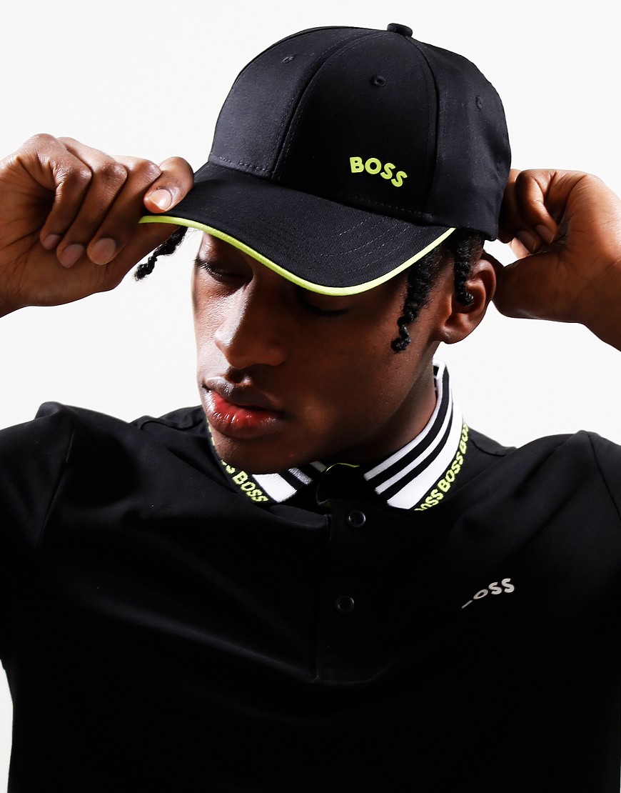 BOSS Cap Bold Curved Black - Terraces Menswear