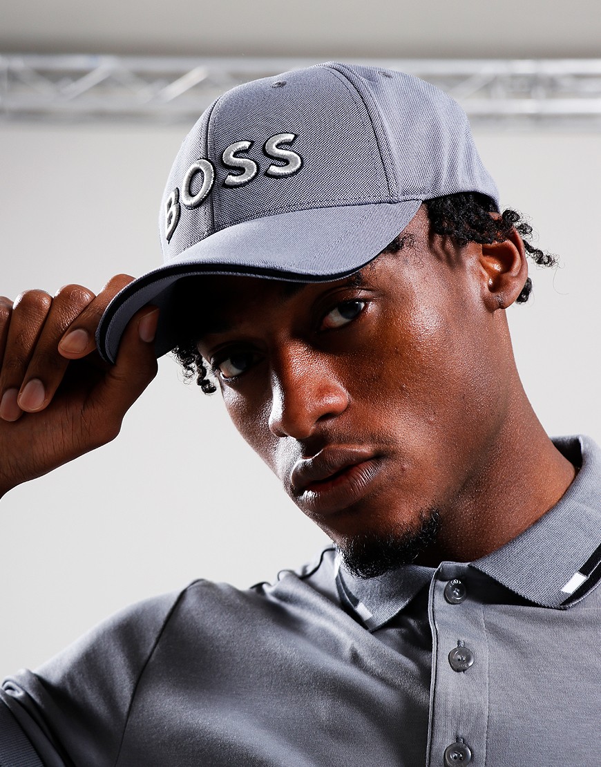 BOSS Cap US 1 Medium Grey - Terraces Menswear