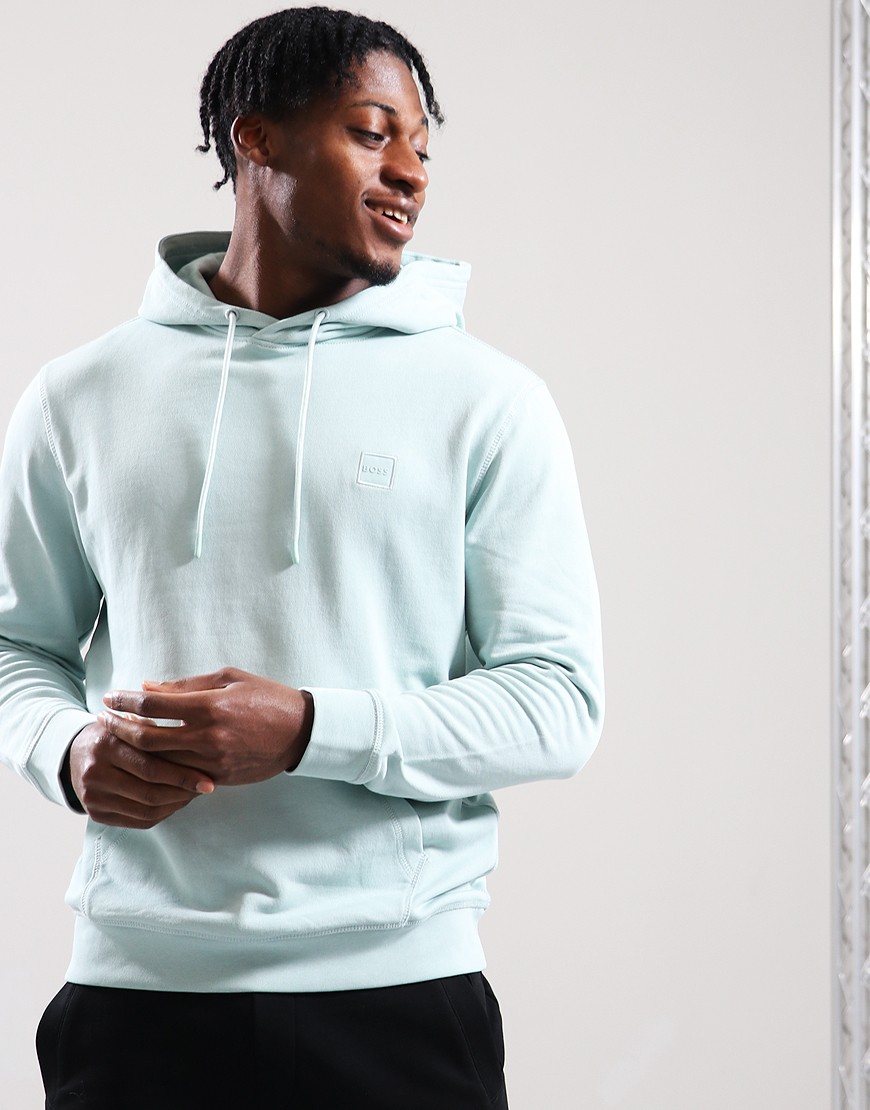 BOSS Wetalk Hoodie Turquiose/Aqua - Terraces Menswear