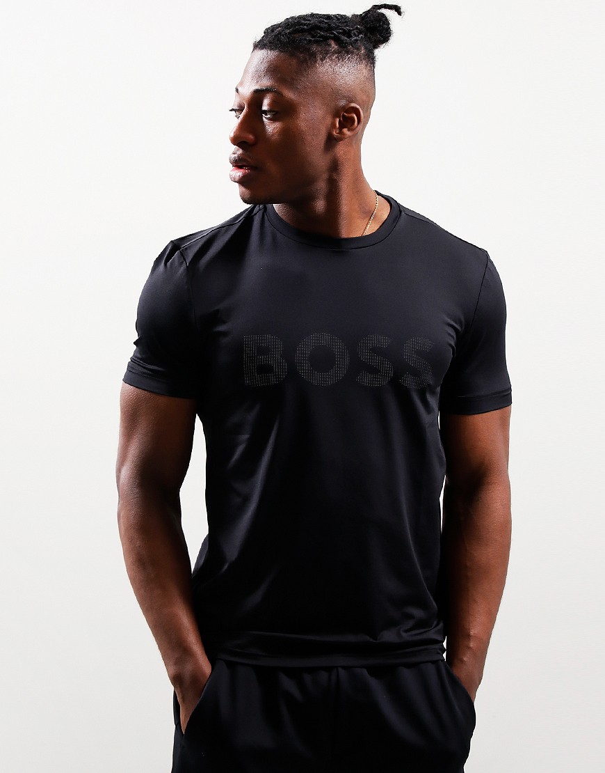 BOSS Tee Active Black - Terraces Menswear