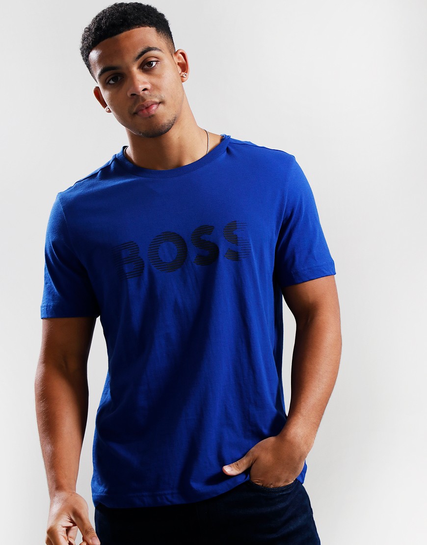 BOSS Tee 1 T-Shirt Bright Blue - Terraces Menswear
