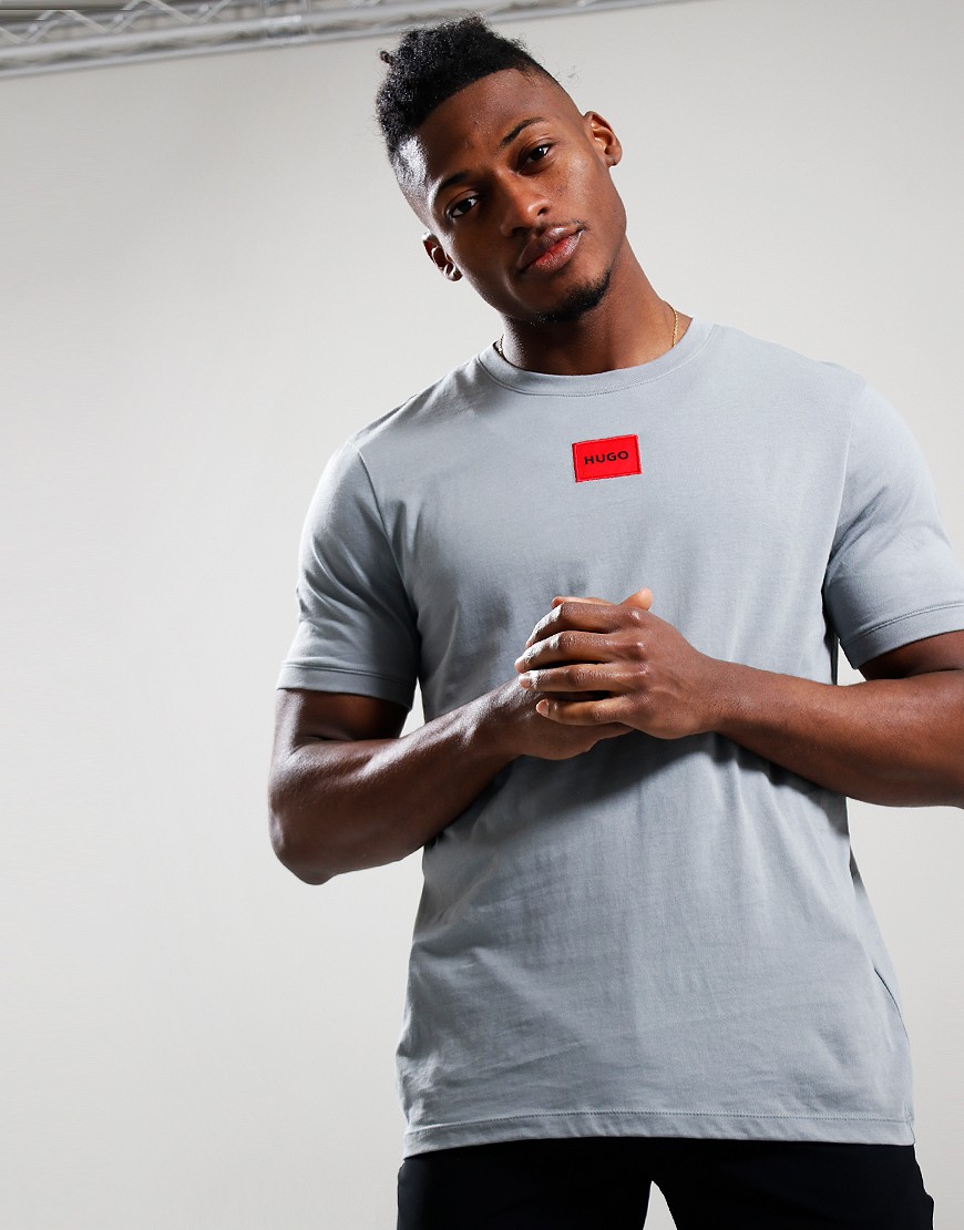 HUGO Diragolino212 T-Shirt Medium Grey - Terraces Menswear