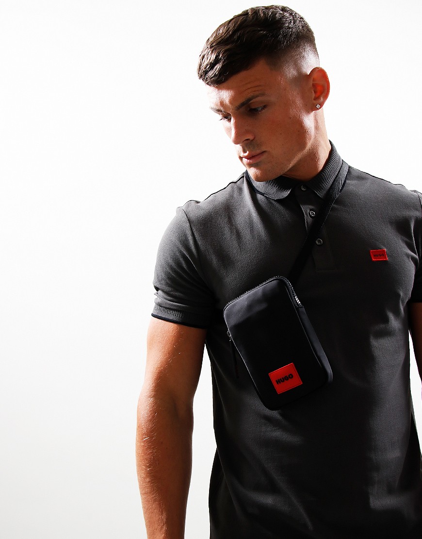HUGO Ethon 2.0N_Phone Bag Black - Terraces Menswear