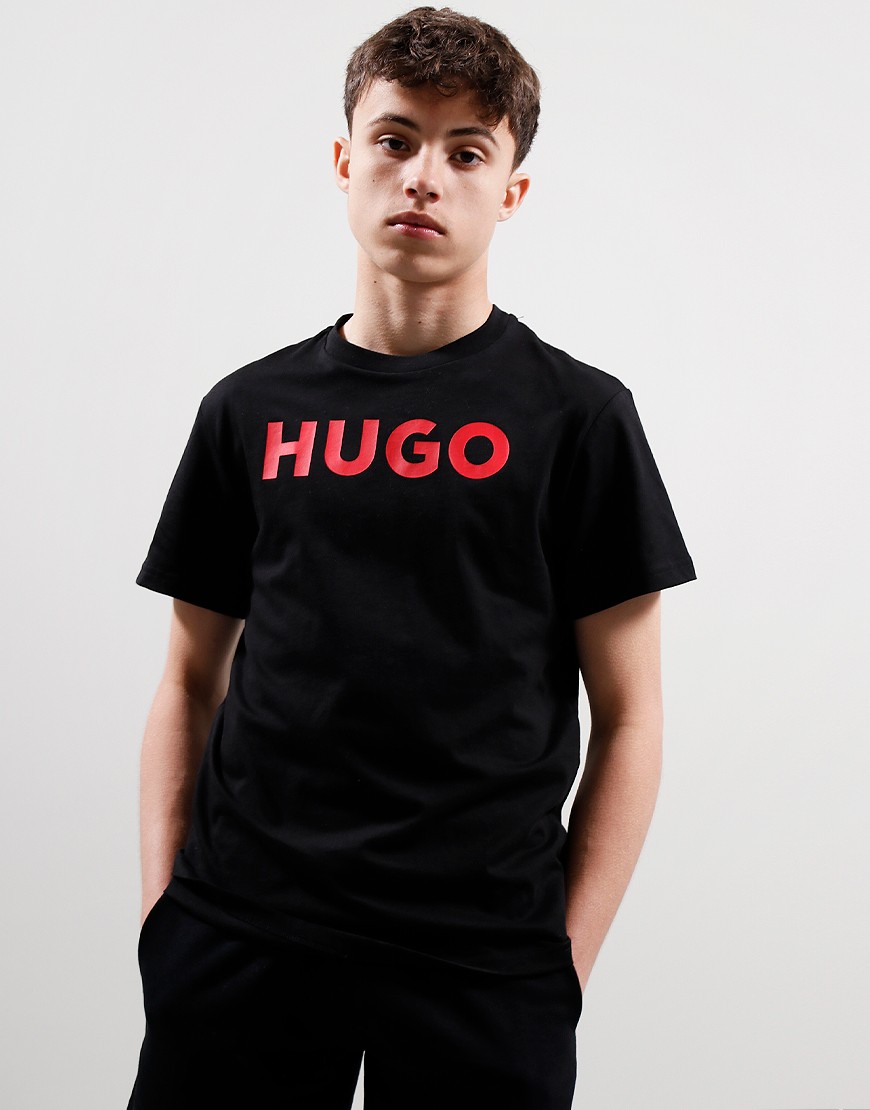 HUGO Kids Manches Courtes T-shirt Black - Terraces Menswear