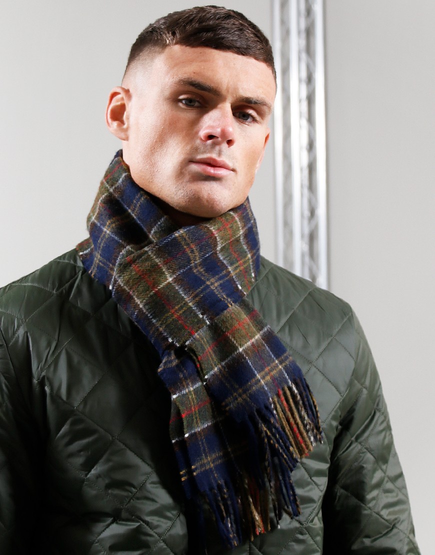 Barbour Robinson Scarf Forest Tartan - Terraces Menswear