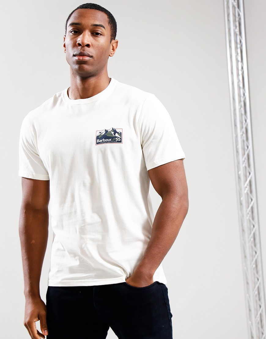 Barbour Glasson T-shirt Whisper White - Terraces Menswear