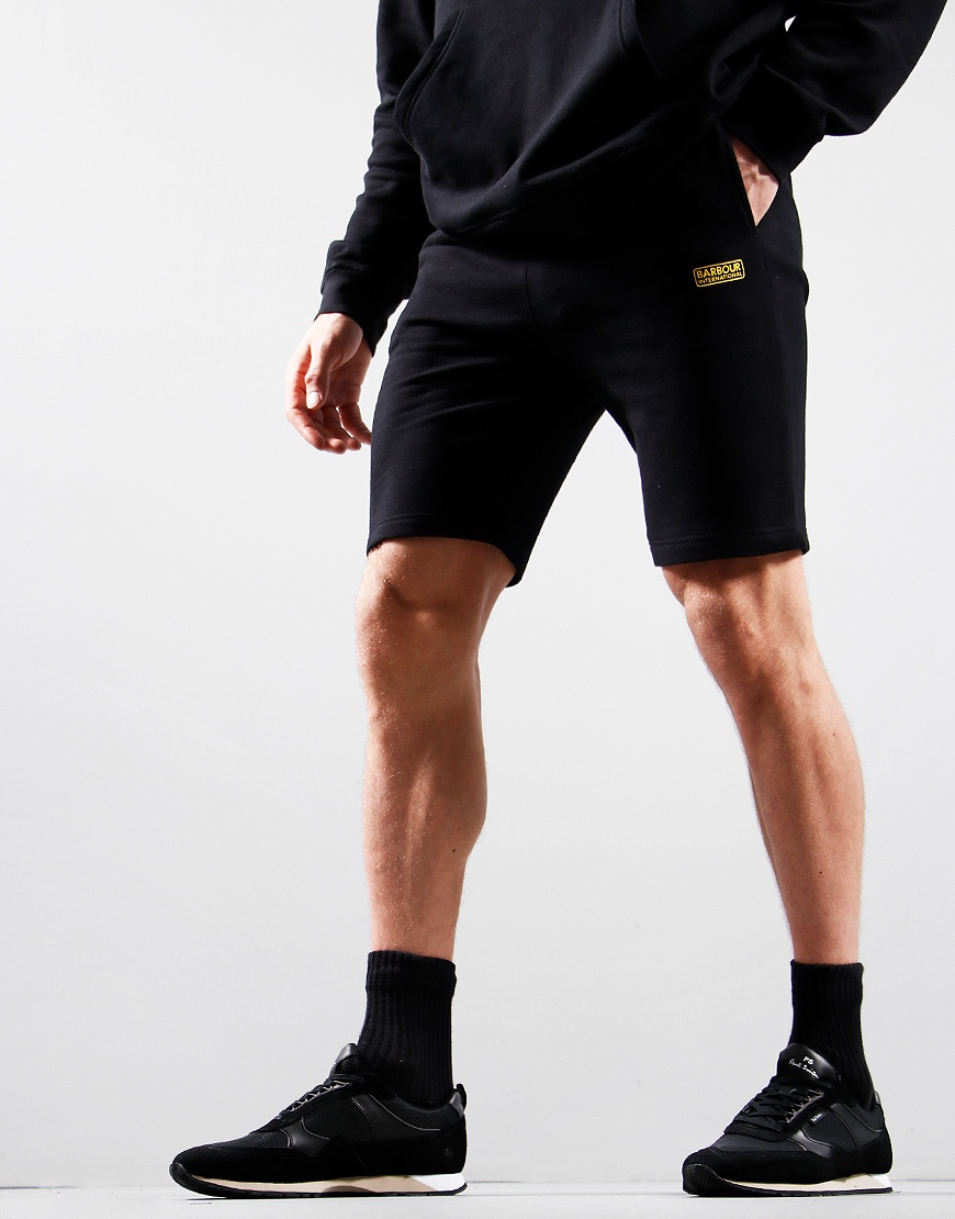 Barbour International Track Shorts Black - Terraces Menswear