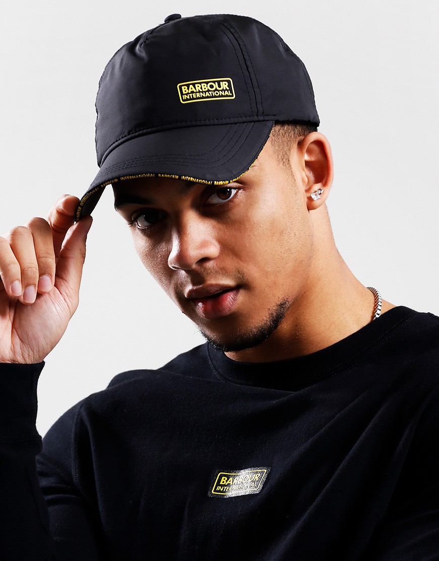 Barbour International Formula Cap Black - Terraces Menswear