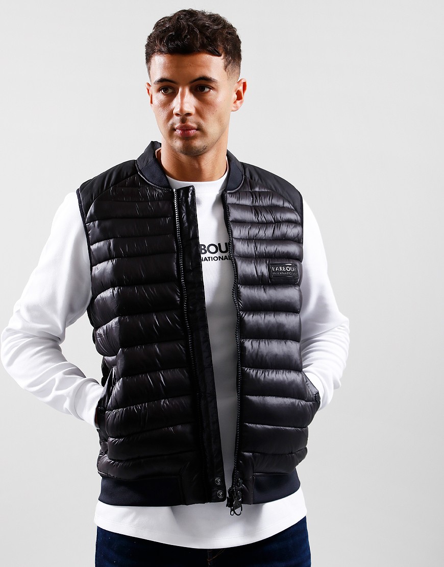 Barbour International Glendale Gilet Black - Terraces Menswear