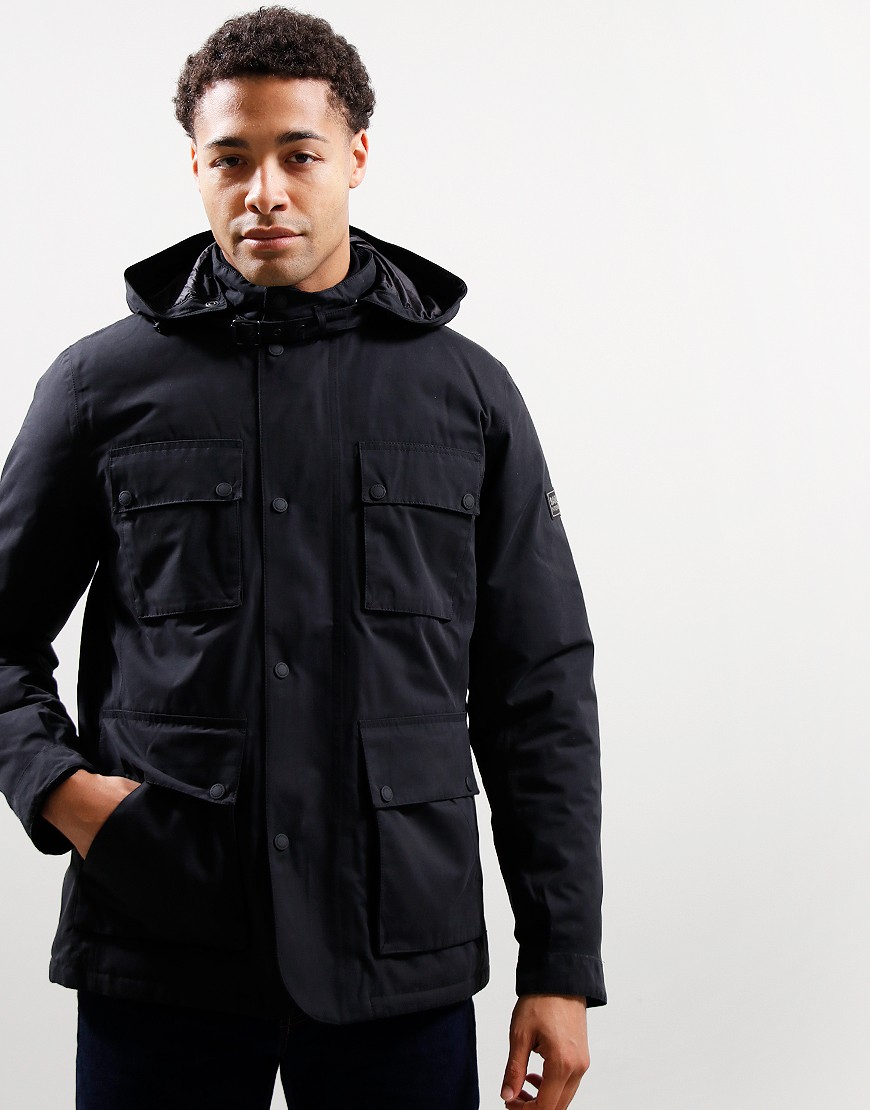 Barbour International Handle Jacket Black - Terraces Menswear