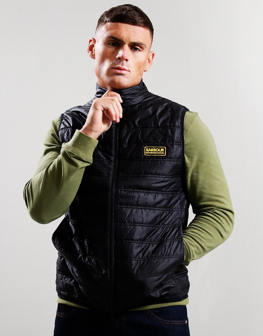 Barbour International Ionic Gilet Black - Terraces Menswear