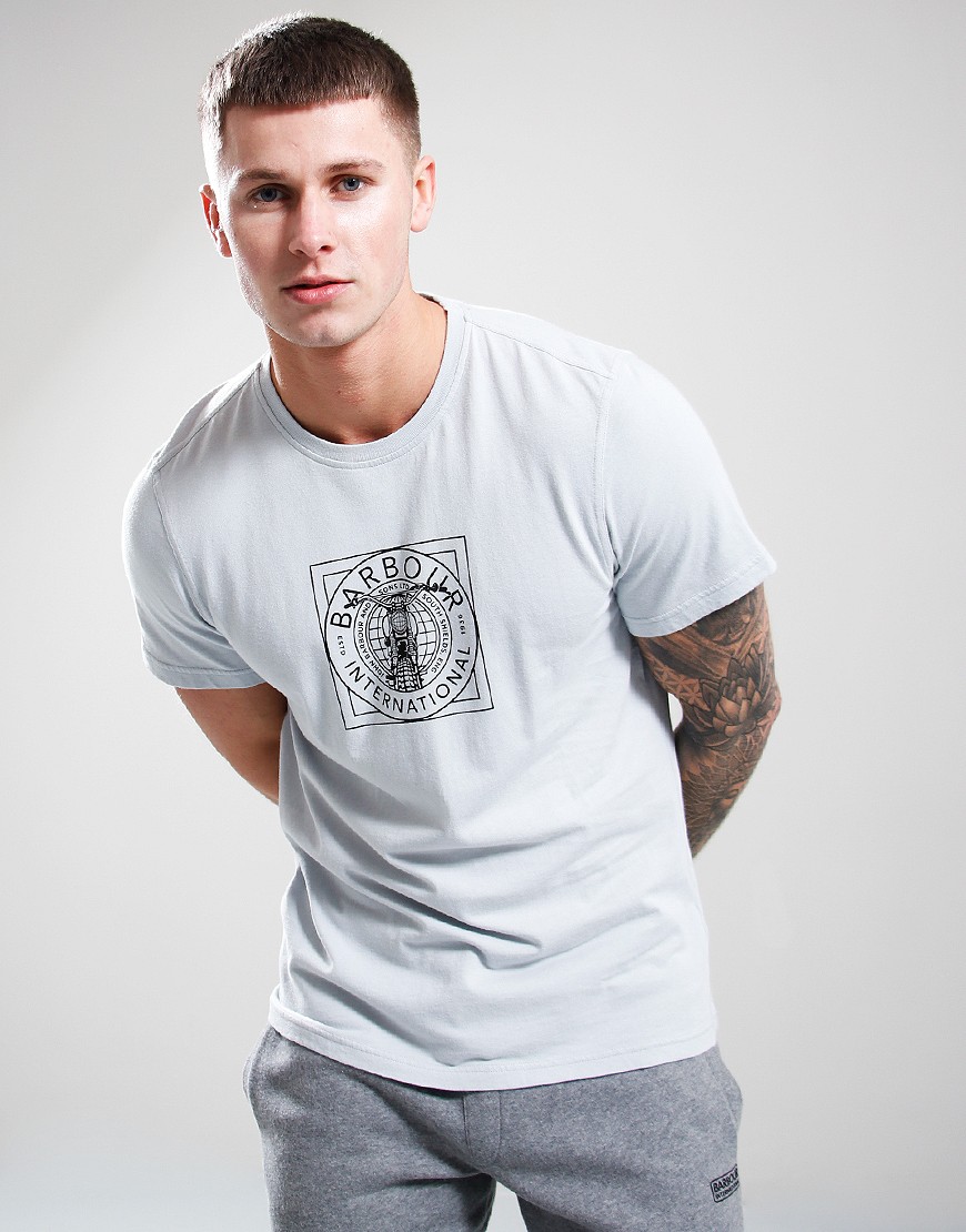 Barbour International Miles T-Shirt City Haze - Terraces Menswear