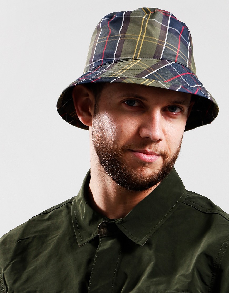 Barbour International Pack Sports Bucket Hat Classic Tartan - Terraces ...