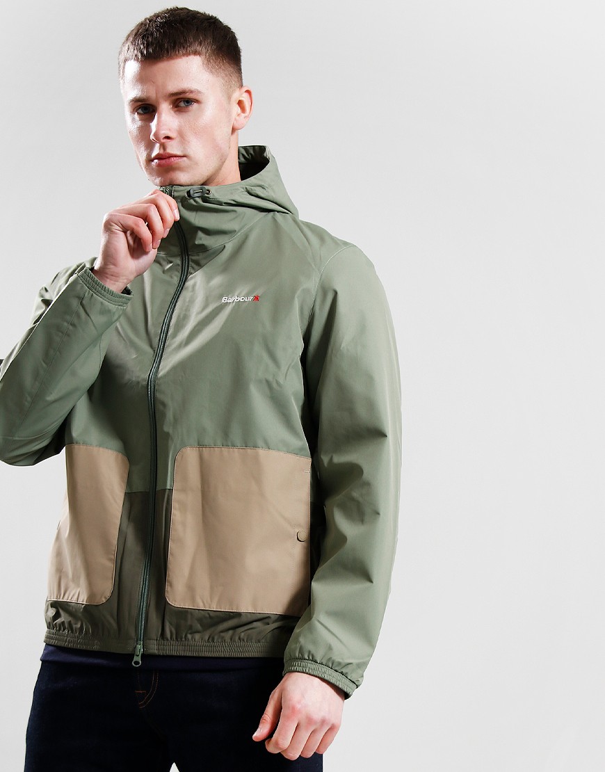Barbour Kenby Shower Proof Jacket Olivine - Terraces Menswear