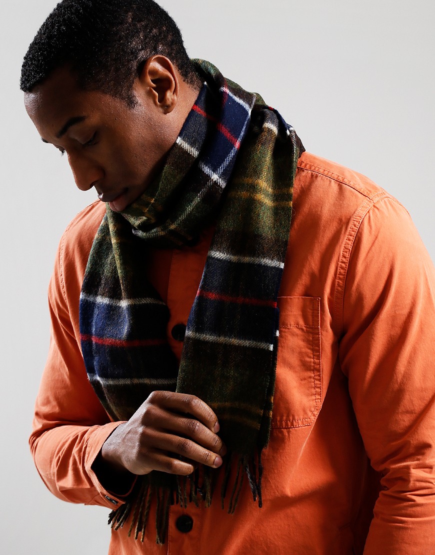 Barbour Lustleigh Scarf Classic Tartan - Terraces Menswear