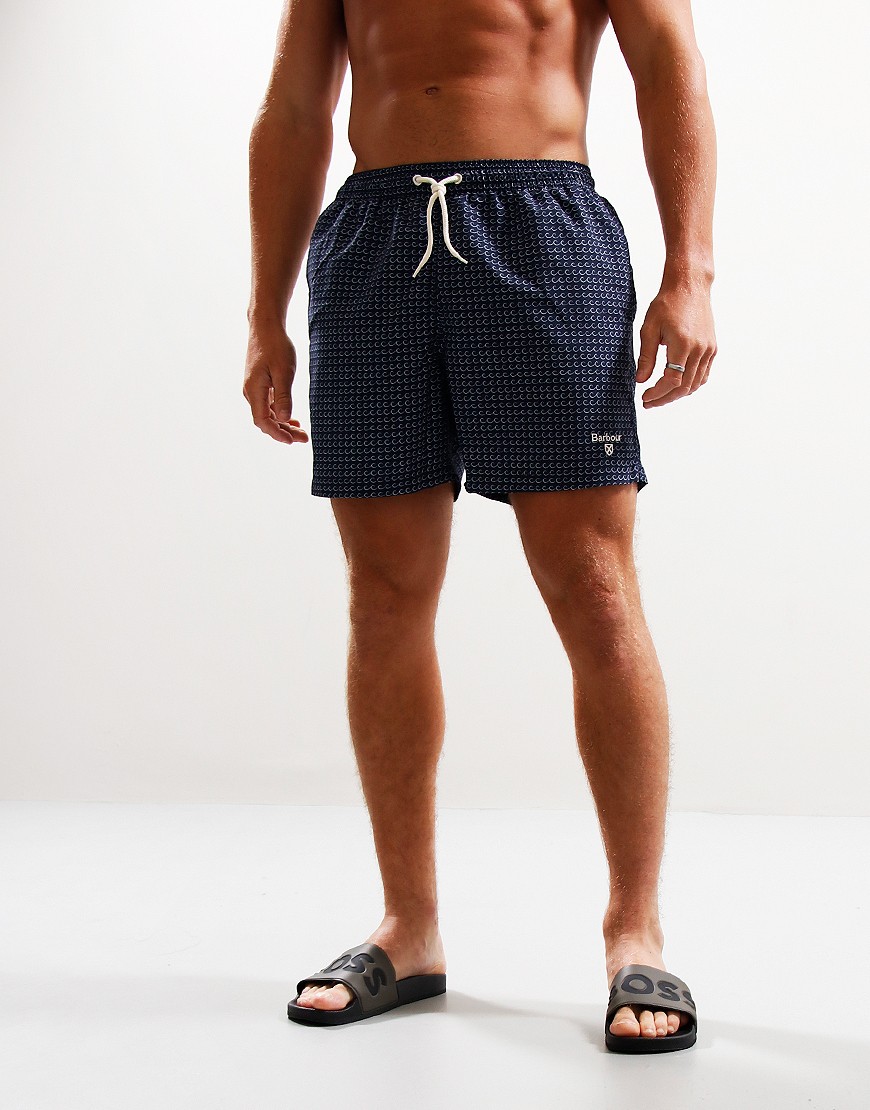 Barbour Tidal Swim Shorts Navy - Terraces Menswear