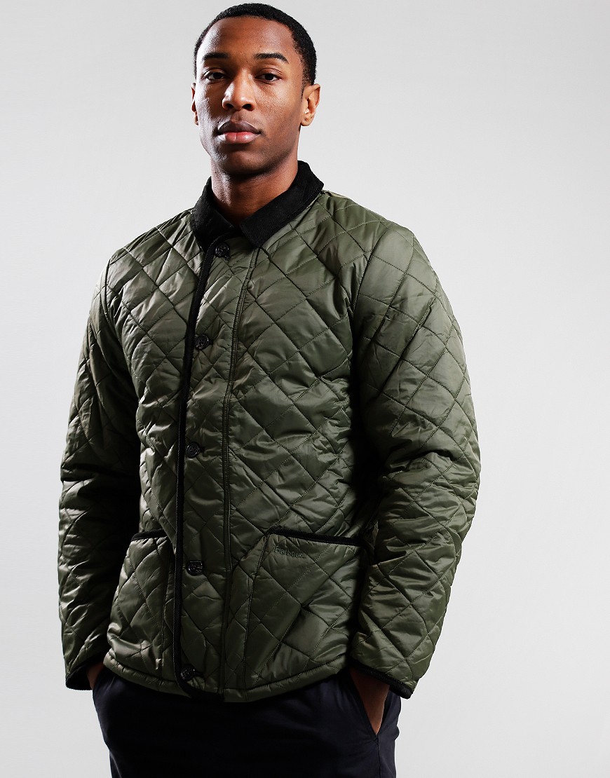 Barbour Winter Lidsdale Quilted Jacket Olive - Terraces Menswear