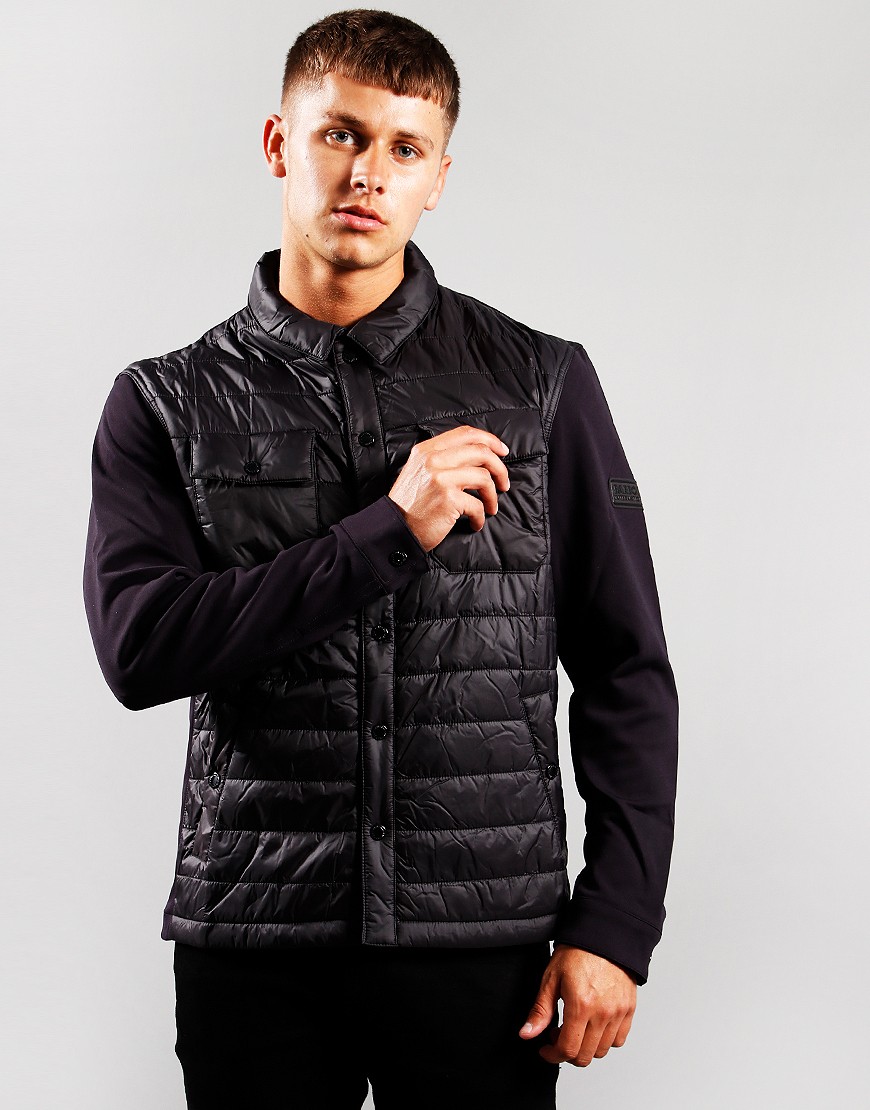 Barbour International Finn Quilted Jacket Black - Terraces Menswear
