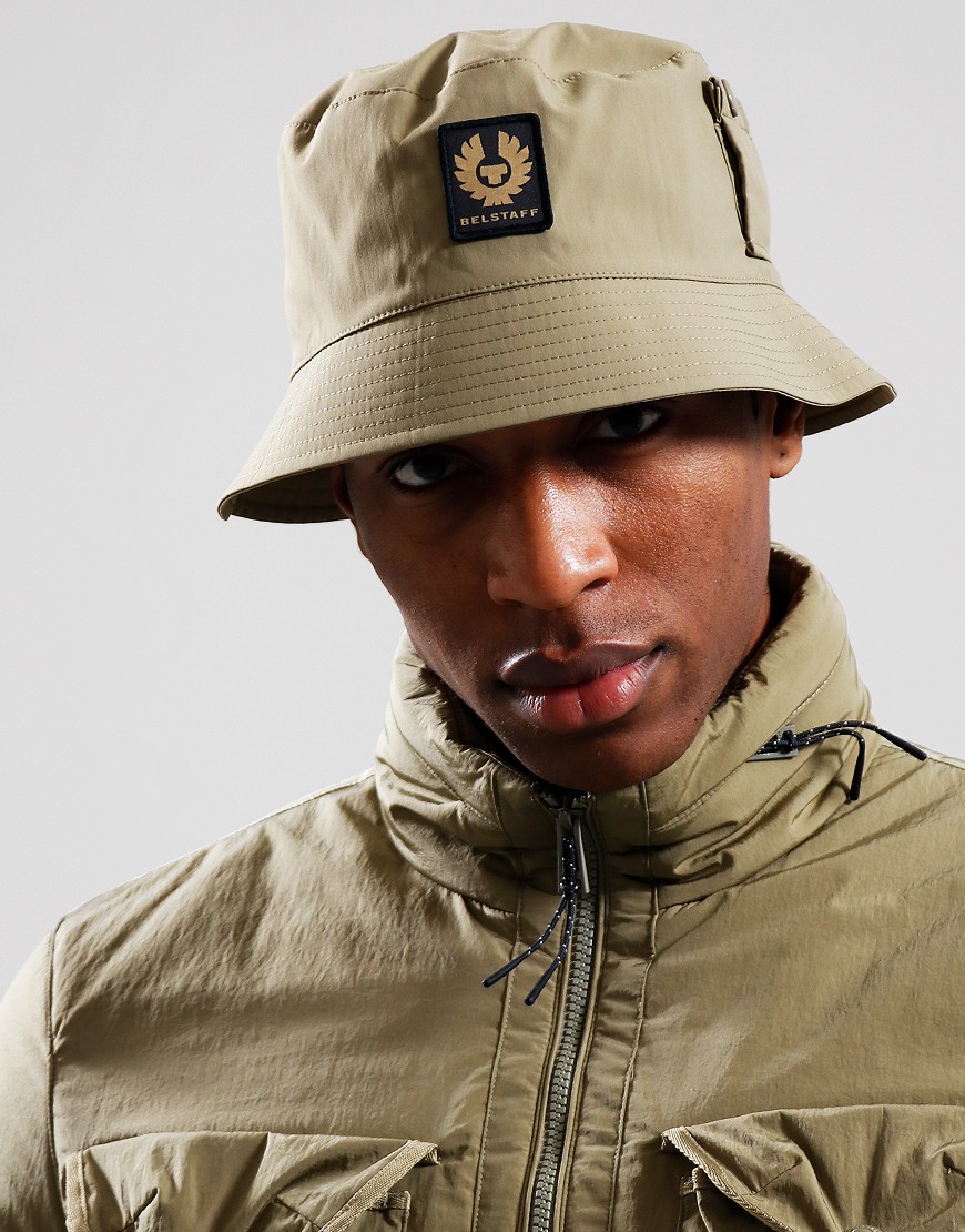 Belstaff Castmaster Bucket Hat Aloe - Terraces Menswear
