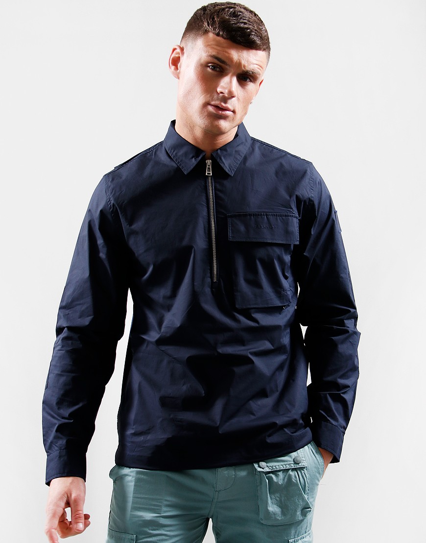 Belstaff Tack Shirt Dark Ink - Terraces Menswear