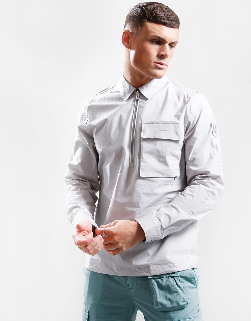 Belstaff Tack Shirt Pearl Grey - Terraces Menswear