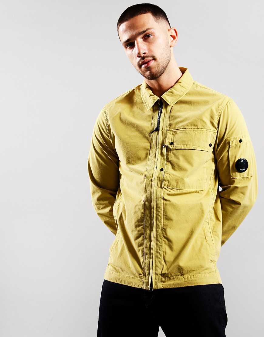 C.P. Company Heavy Popeline Emerized Jackets Golden Palm - Terraces ...