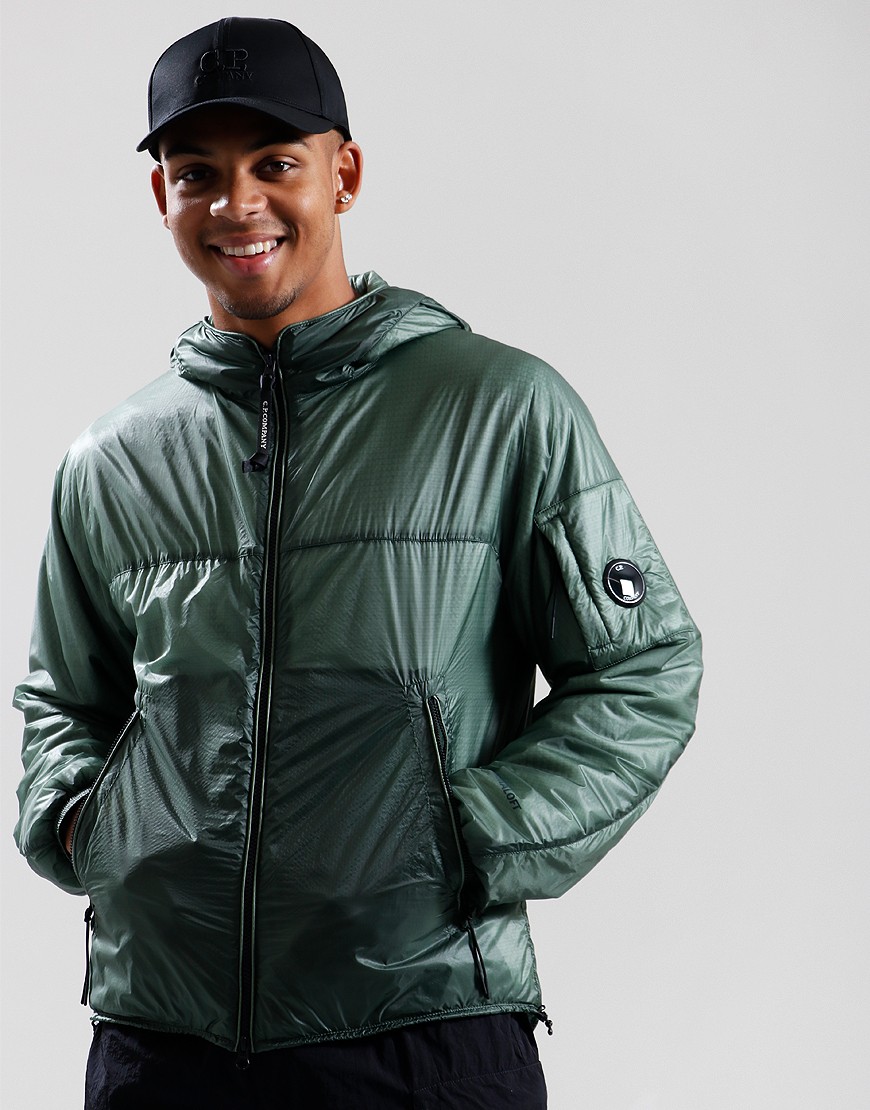 C.P. Company Nada Shell Hooded Jacket Green Bay - Terraces Menswear