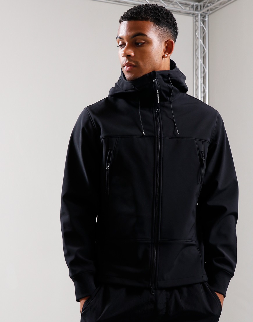 C.P. Company Shell R Jacket Black - Terraces Menswear