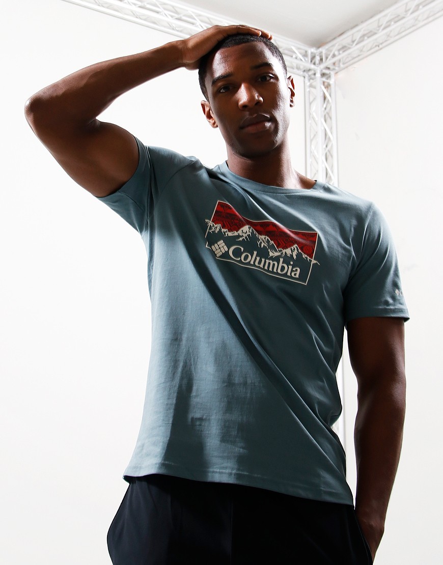 Columbia CSC Seas T-shirt Metal/Check - Terraces Menswear