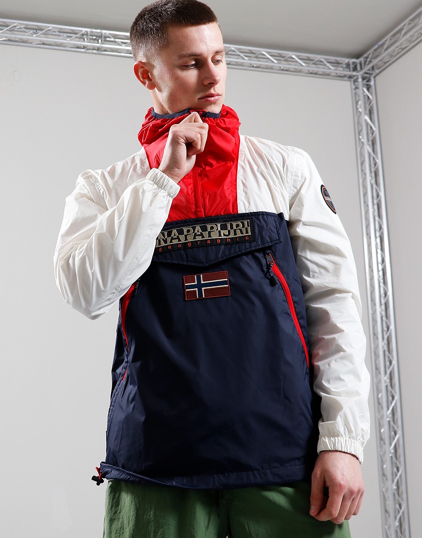 Napapijri Rainforest Ripstop Anorak Jacket Multicolour MF5 - Terraces ...