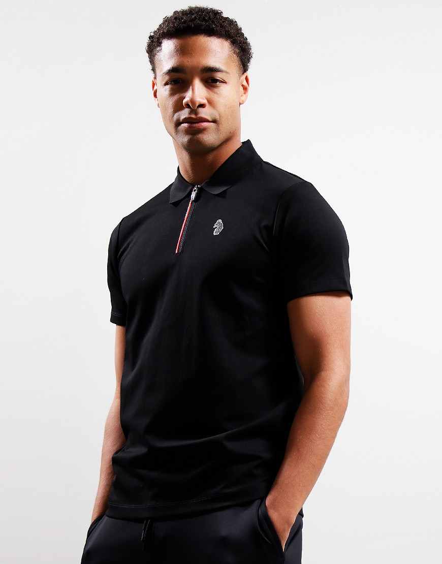 Luke 1977 Relay Polo Shirt Black - Terraces Menswear