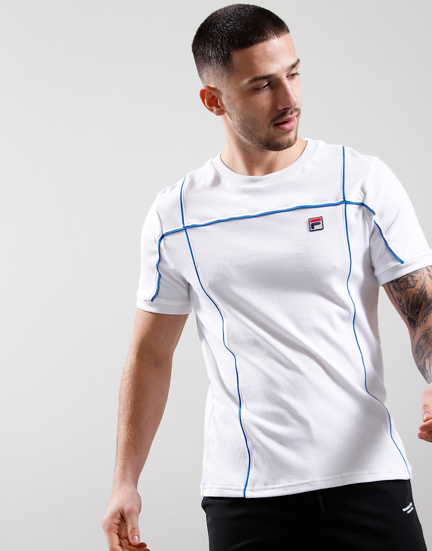 Fila Vintage Terrinda T-shirt White - Terraces Menswear