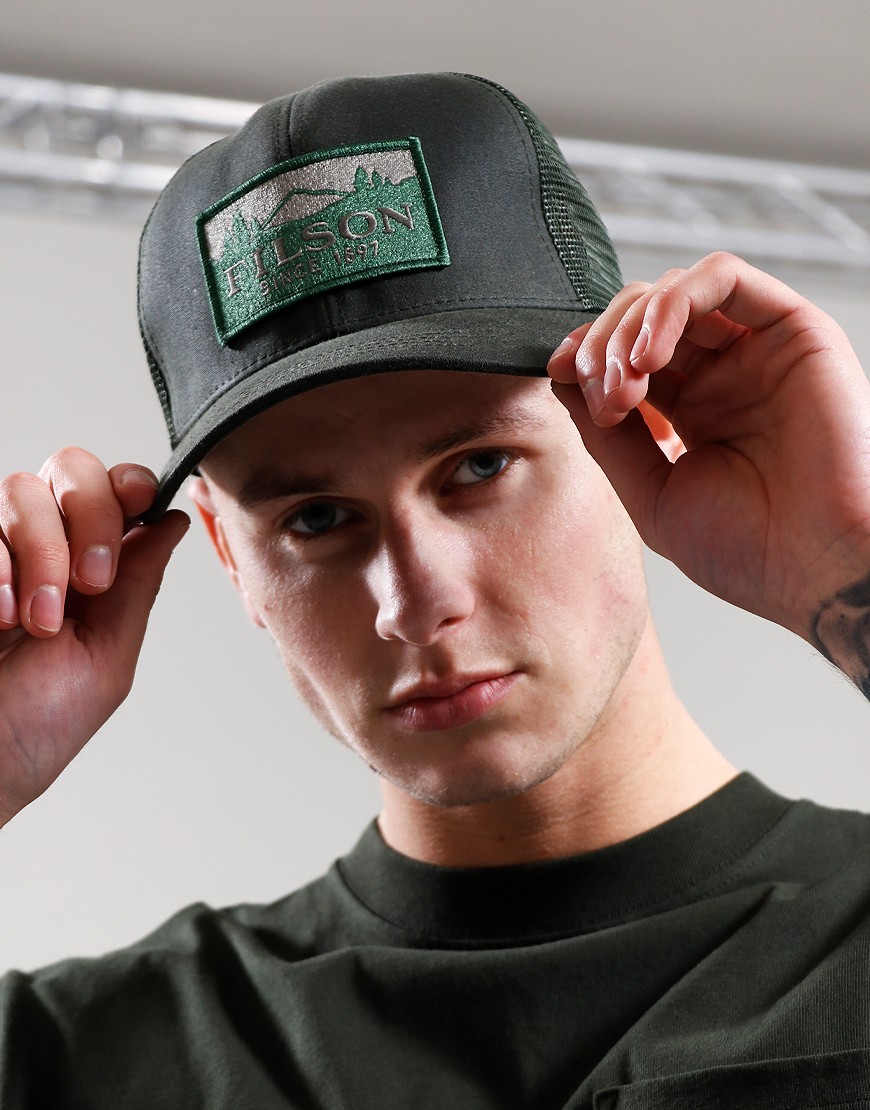 Filson Logger Mesh Cap Otter Green - Terraces Menswear