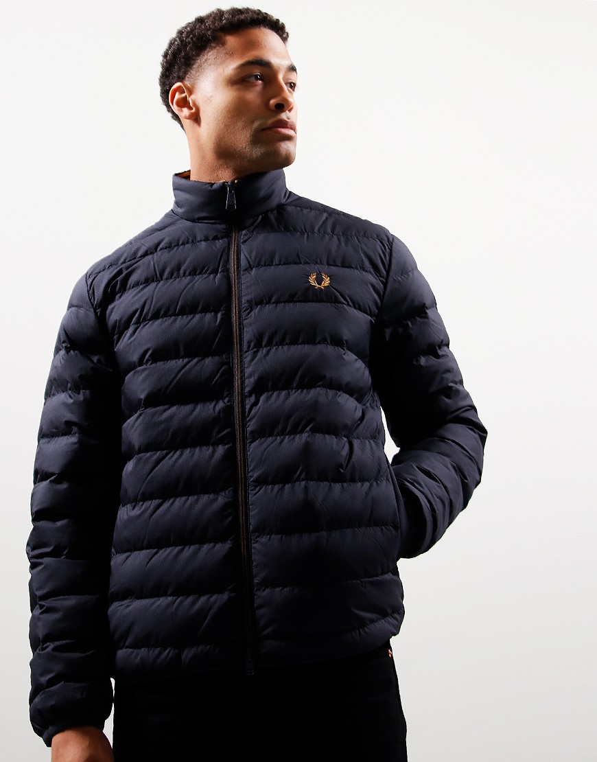 Fred Perry Insulated Jacket Navy - Terraces Menswear