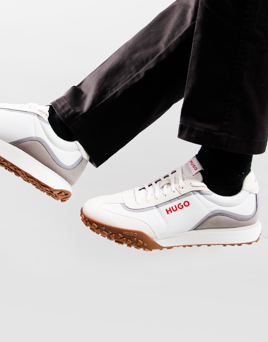HUGO Casey Runn NYMX Trainers White - Terraces Menswear
