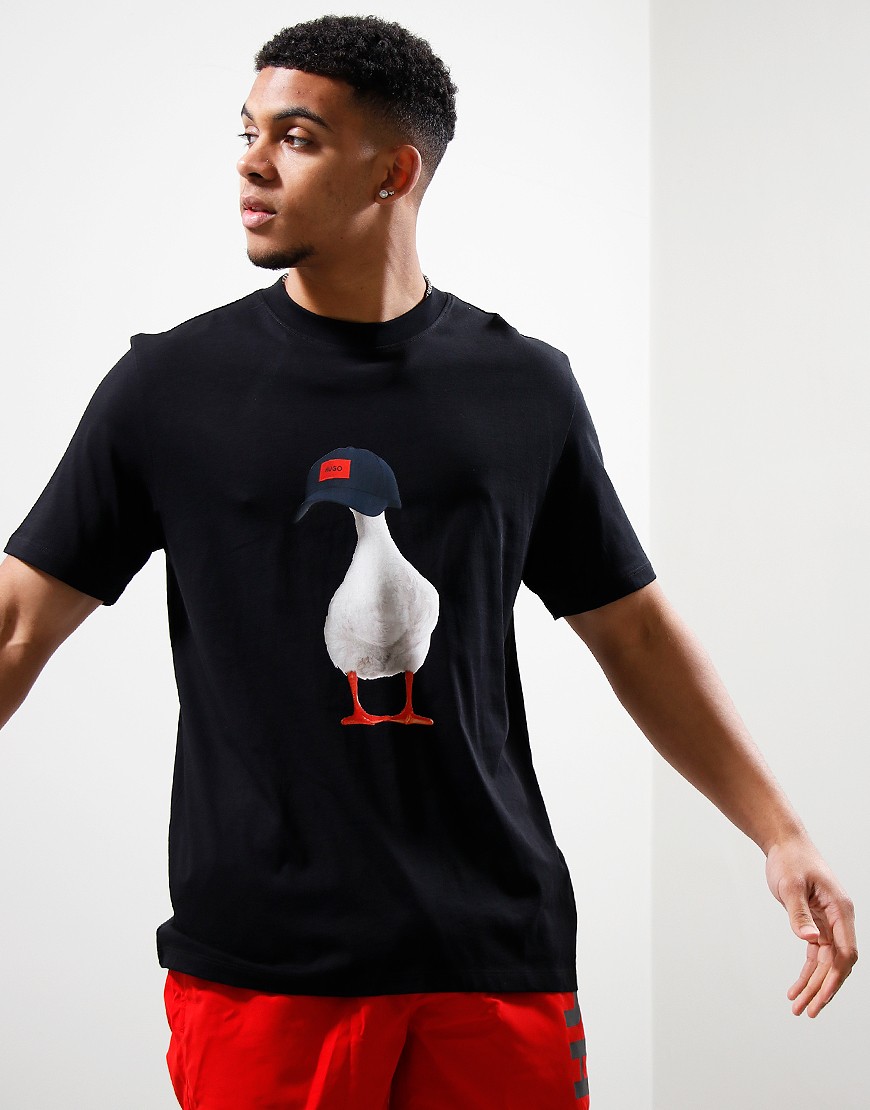 HUGO Ducky T-Shirt Black - Terraces Menswear
