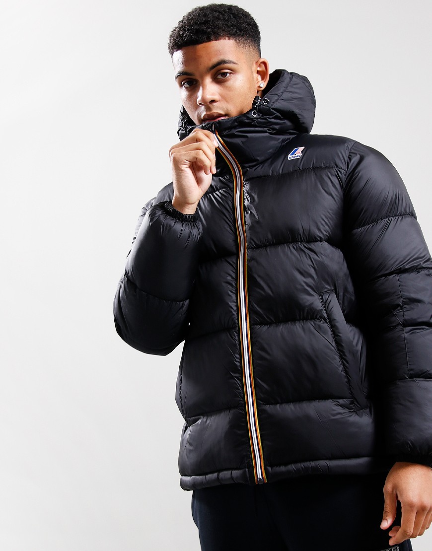 K-Way Claude Heavy Warm Jacket Black - Terraces Menswear