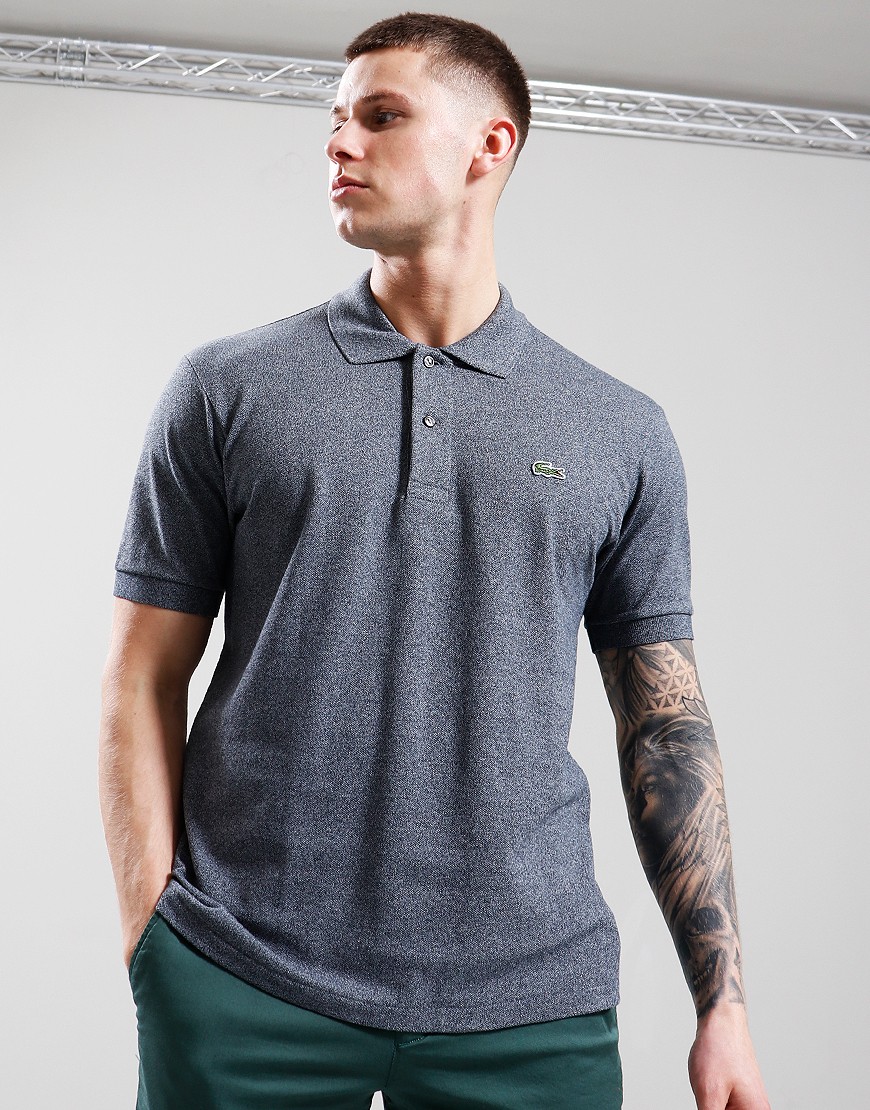 Lacoste Best Polo Shirt Grey Chine - Terraces Menswear