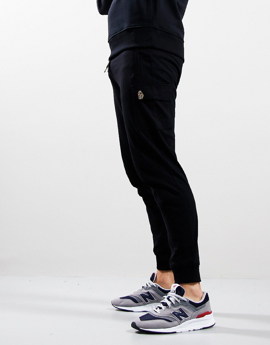 Luke 1977 Houston Jogger Jet Black - Terraces Menswear