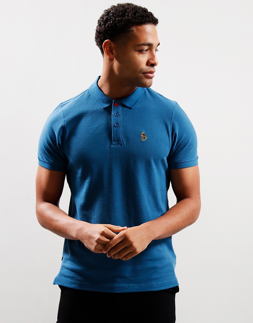 Luke 1977 Williams Polo Shirt New Navy - Terraces Menswear